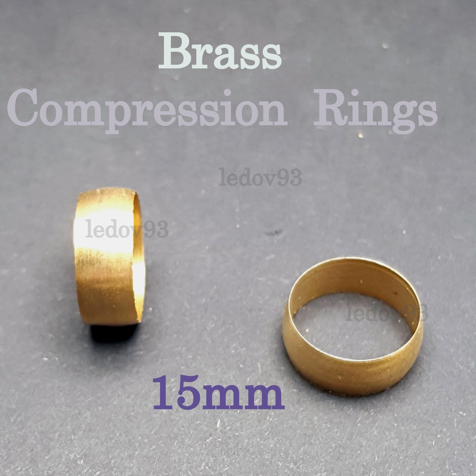 Metric Imperial BRASS OLIVES BARREL PLUMBING COMPRESSION FUEL COPPER ...