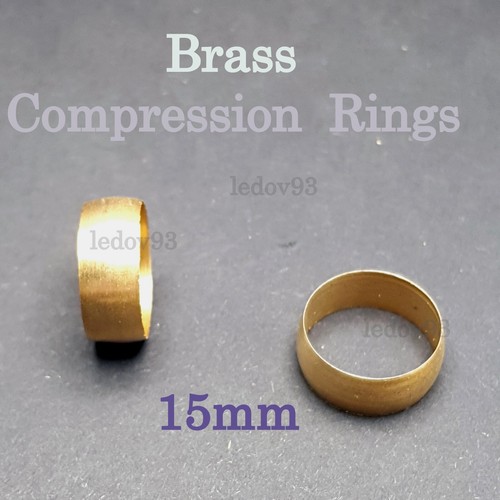 Metric Imperial BRASS OLIVES BARREL PLUMBING COMPRESSION FUEL COPPER ...