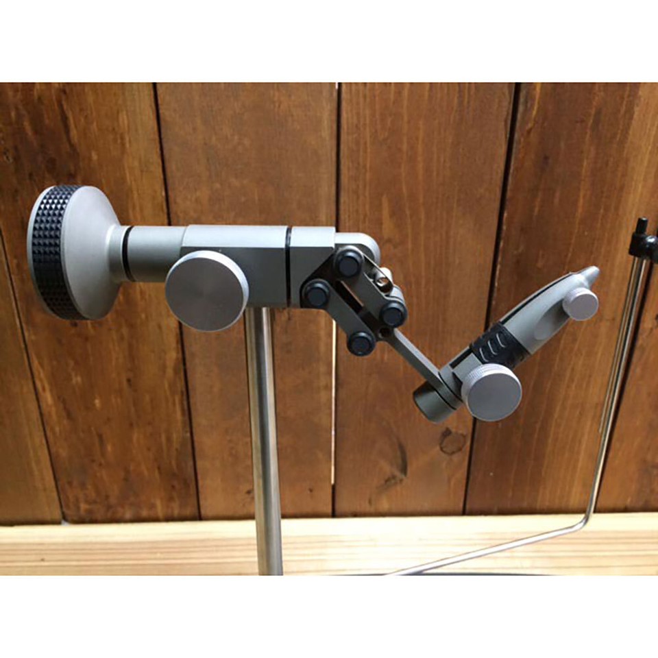 C&F Design CFT-9000 Rotary Fly tying Vise Top quality vise Silver NEW ...