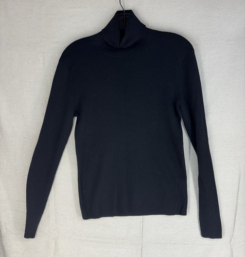 RALPH LAUREN Turtleneck Sweater Lightweight 100% Merino Wool Knit ...