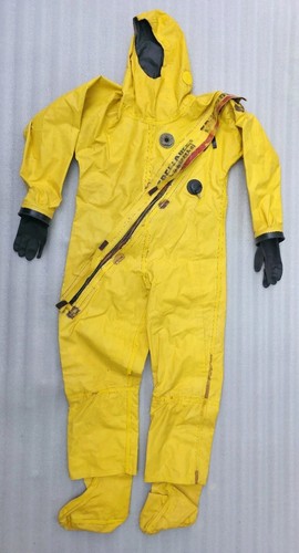 TRELLCHEM SUPER YELLOW FULL BODY CHEMICAL SUIT SIZE NOT SHOWING | eBay