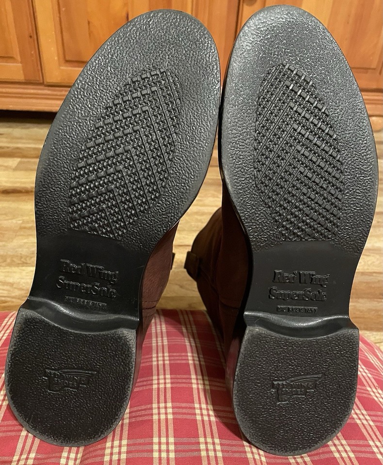 Red Wing 1159 Size 10.5 D SuperSole 11" Pull-on Leather Boots | eBay