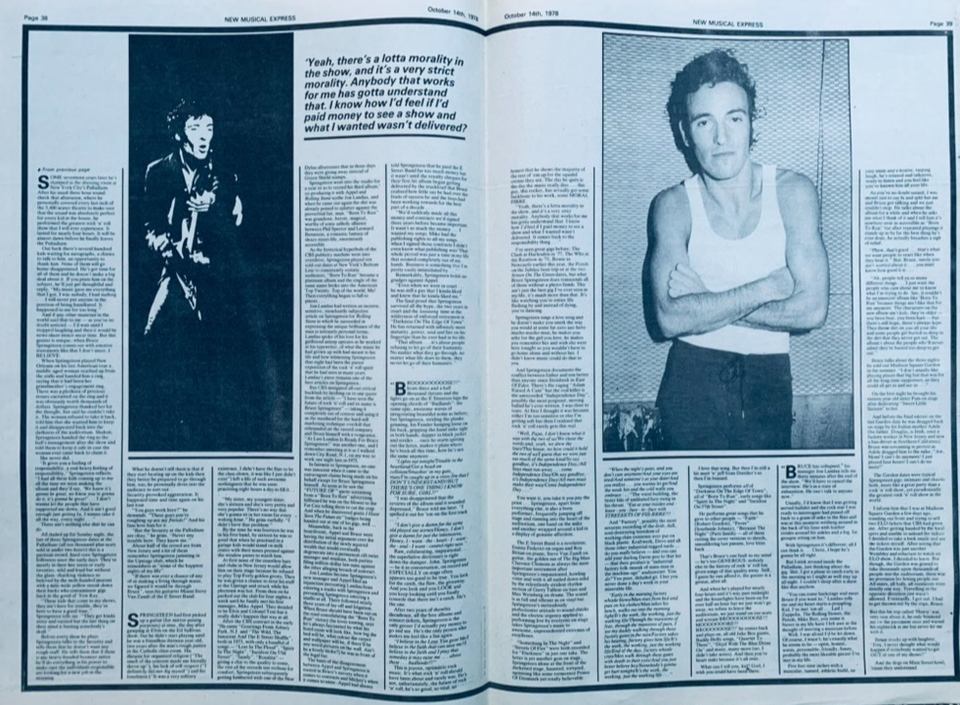 BRUCE SPRINGSTEEN 1973 - 1978 Magazine CLIPPINGS Cuttings LOT | eBay