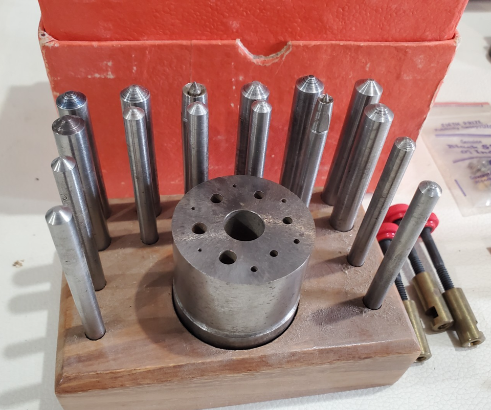 Vintage Watchmaker Jeweler Tools - Presses, Staking Press Vises Broach ...