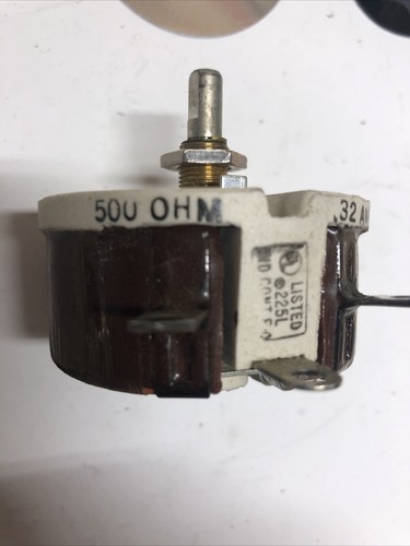 Dialed Resistor Series 5A 500 ohms. 32 amps | eBay