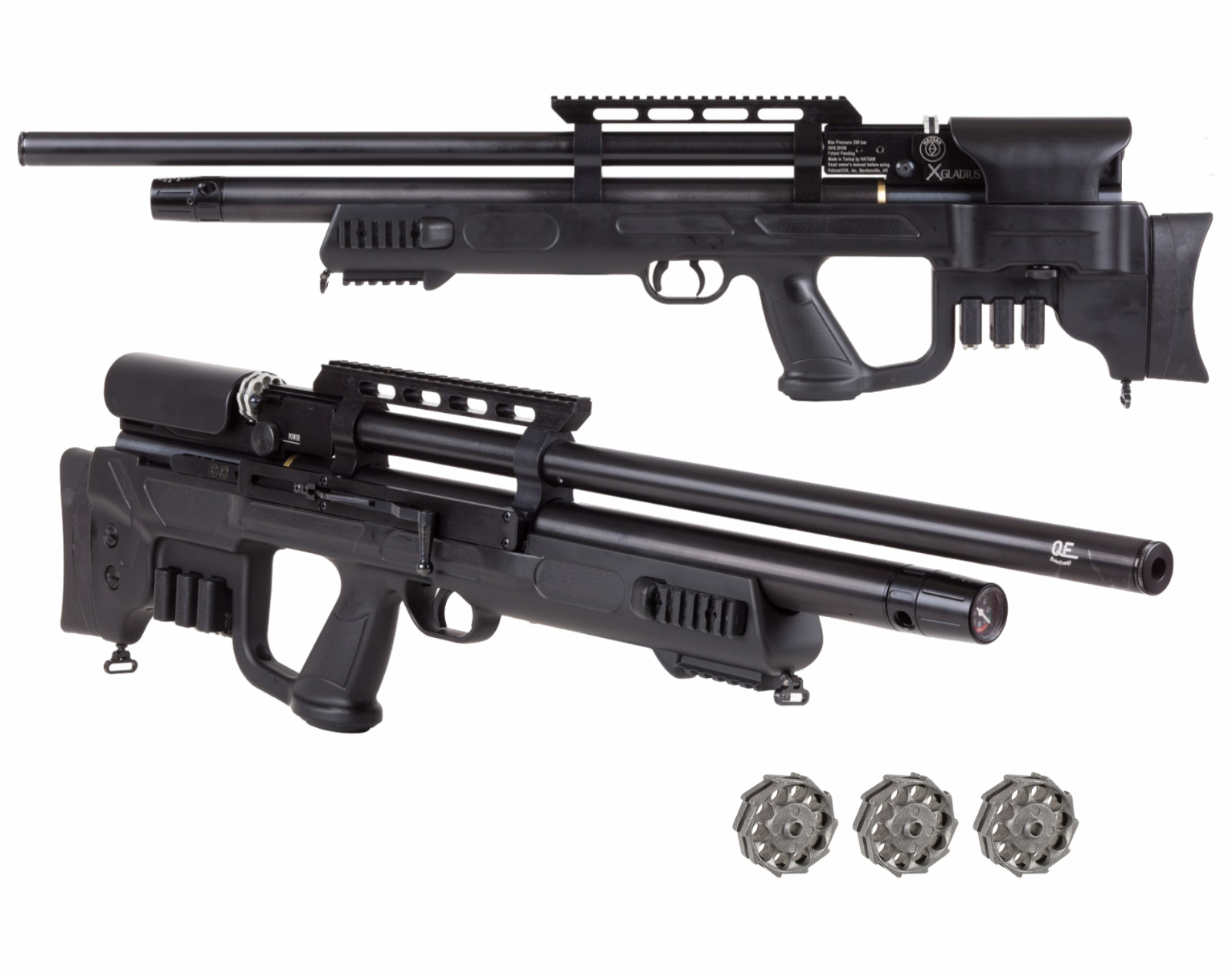 Hatsan Gladius .177 Caliber Air Rifle with Paper Targets and Lead ...