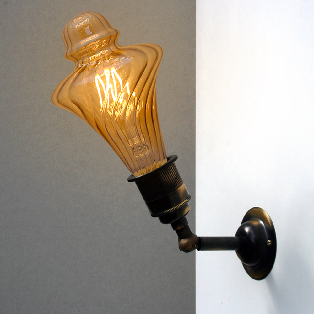 Vintage LED 4W Edison Style Twisted Cone Shape Filament Light Bulb B22 ...