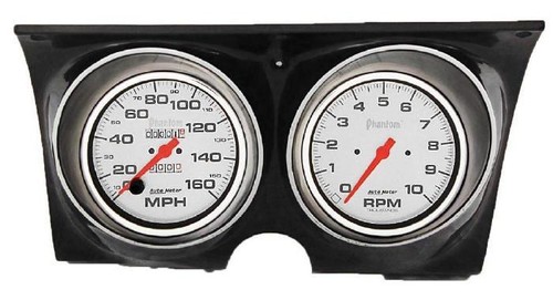 67 68 Camaro / Firebird Billet Aluminum Gauge Adapter Panels Instrument ...