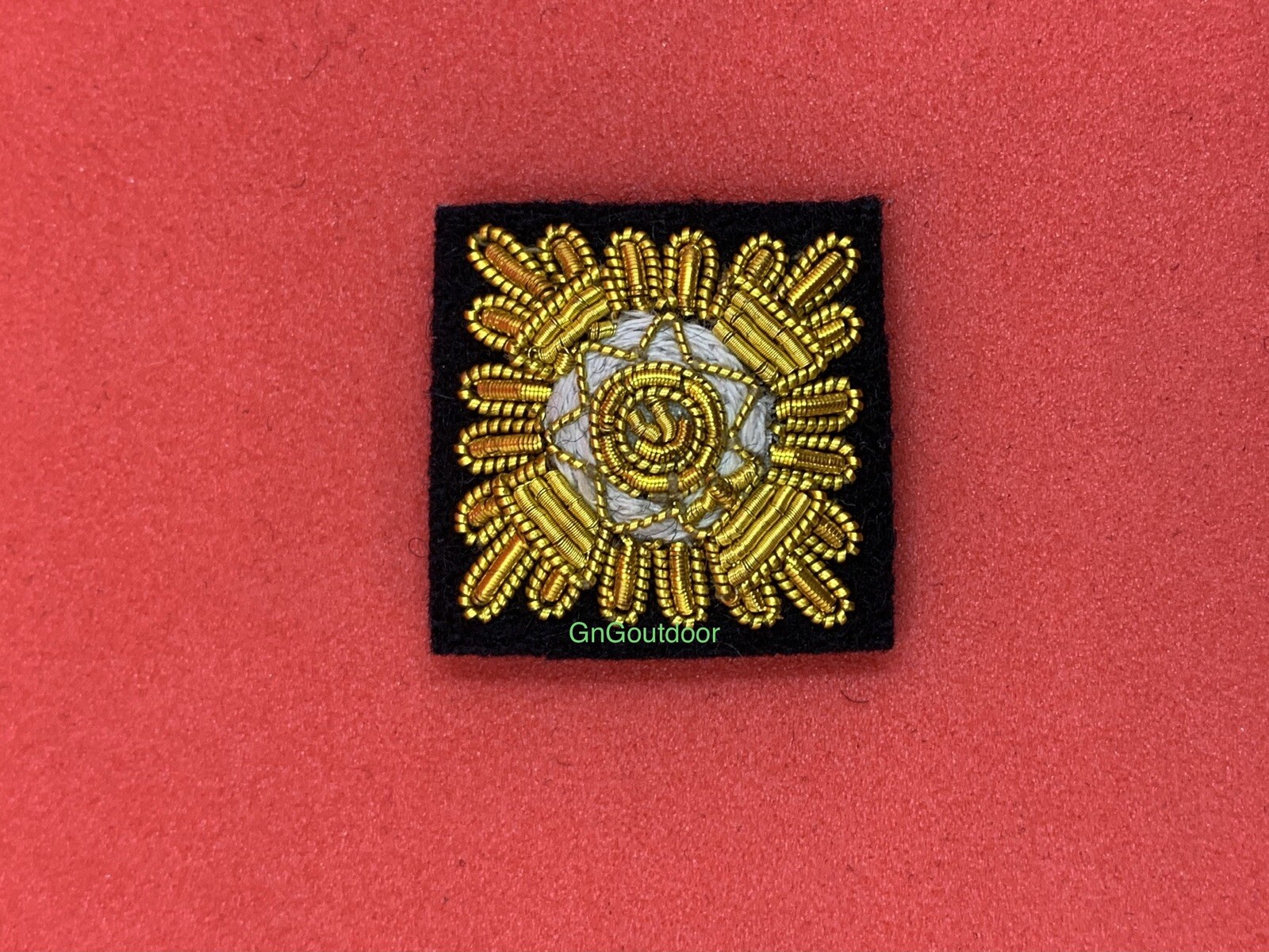 Epaulettes Shoulder Rank Gold Pips Hand Embroidered Bullion Wire Rank ...