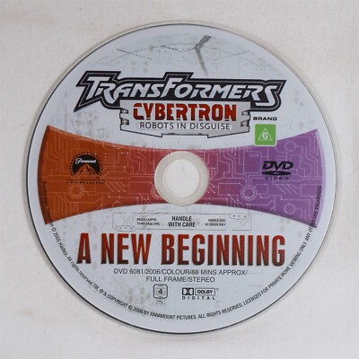Transformers Cyberton - A New Beginning (DVD, 2005) Disc Only 9324915060814 | eBay