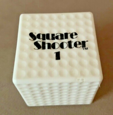 RARE VTG SQUARE SHOOTER 1 novelty SQUARE GOLF BALL CUBE w/ dimples gag ...