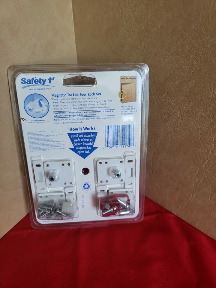 253. NEW SAFETY 1ST TOT LOK FOUR LOCK SET | eBay