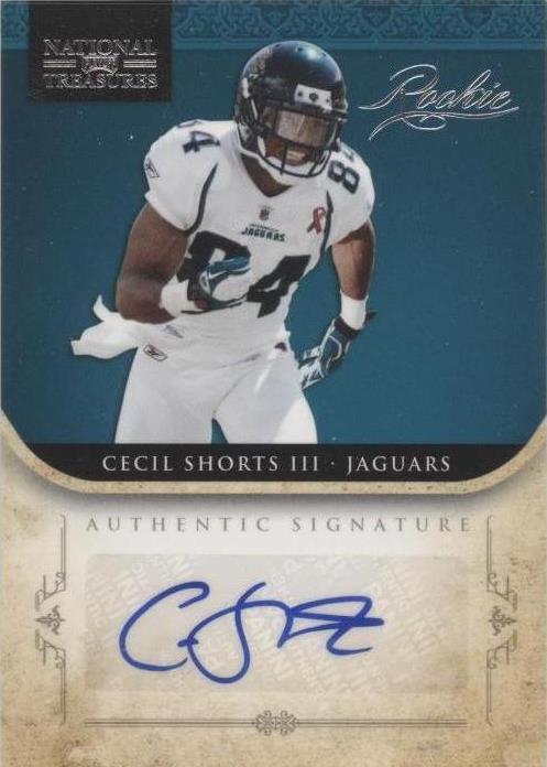 2011 Playoff National Treasures - Rookie Cecil Shorts #219 /99 (AU, RC ...