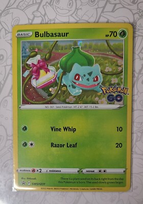 Pokémon TCG Bulbasaur SWSH Black Star Promos SWSH231 Holo Promo | eBay