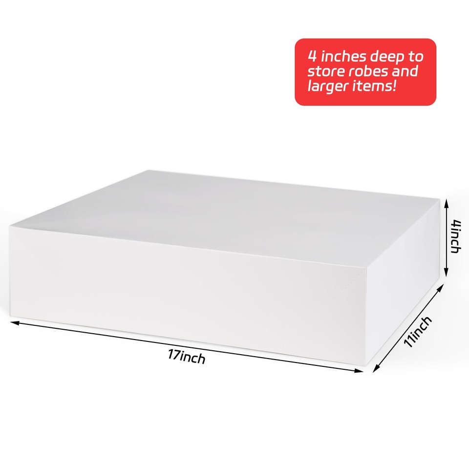 Extra Large Gift Boxes for Presents - Premium White Gift Boxes with ...