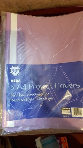 JOB LOT 5 A4 PROJECT COVERS, 12 PACKS | eBay UK