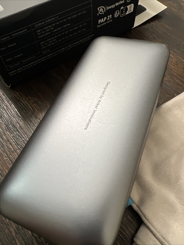 Anker Prime 20000mAh Power Bank 200W 3-Port Multi-Device Fast Charging ...