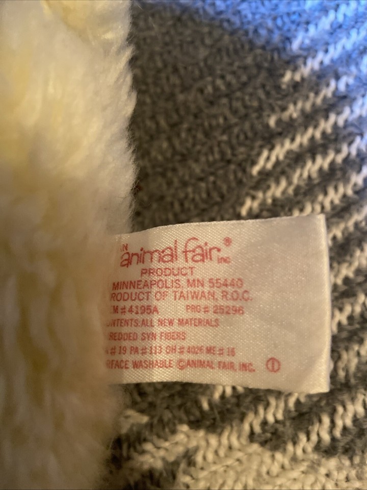 BIG CHUBBLES 1985 Animal Vintage Blue 9" Eyes Light, Makes Sound & Has ...