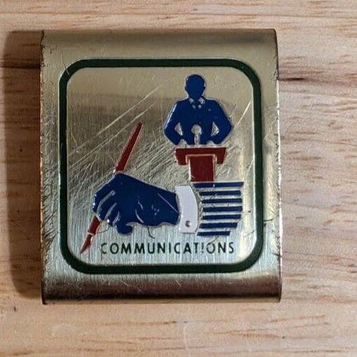 Vintage BSA / Boy Scouts Of America Metal Merit Belt “communications ...