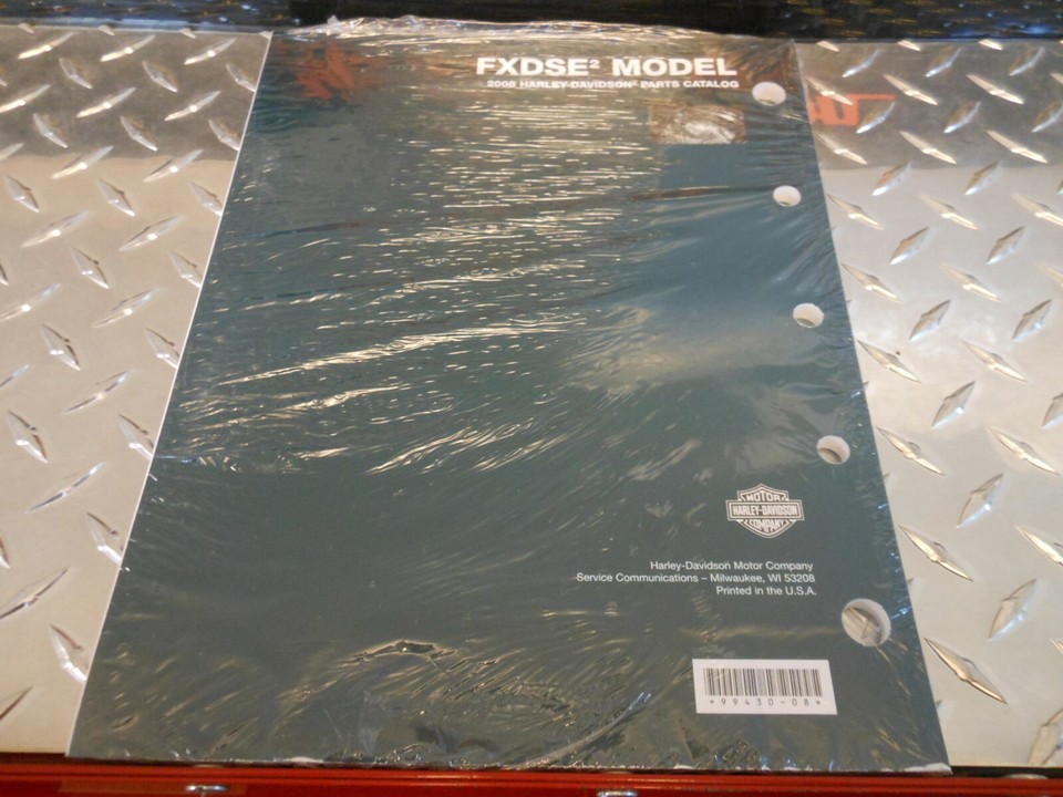 OEM HARLEY 08 FXDSE CVO SUPERGLIDE PARTS CATALOG FACTORY FICHE DIAGRAMS ...