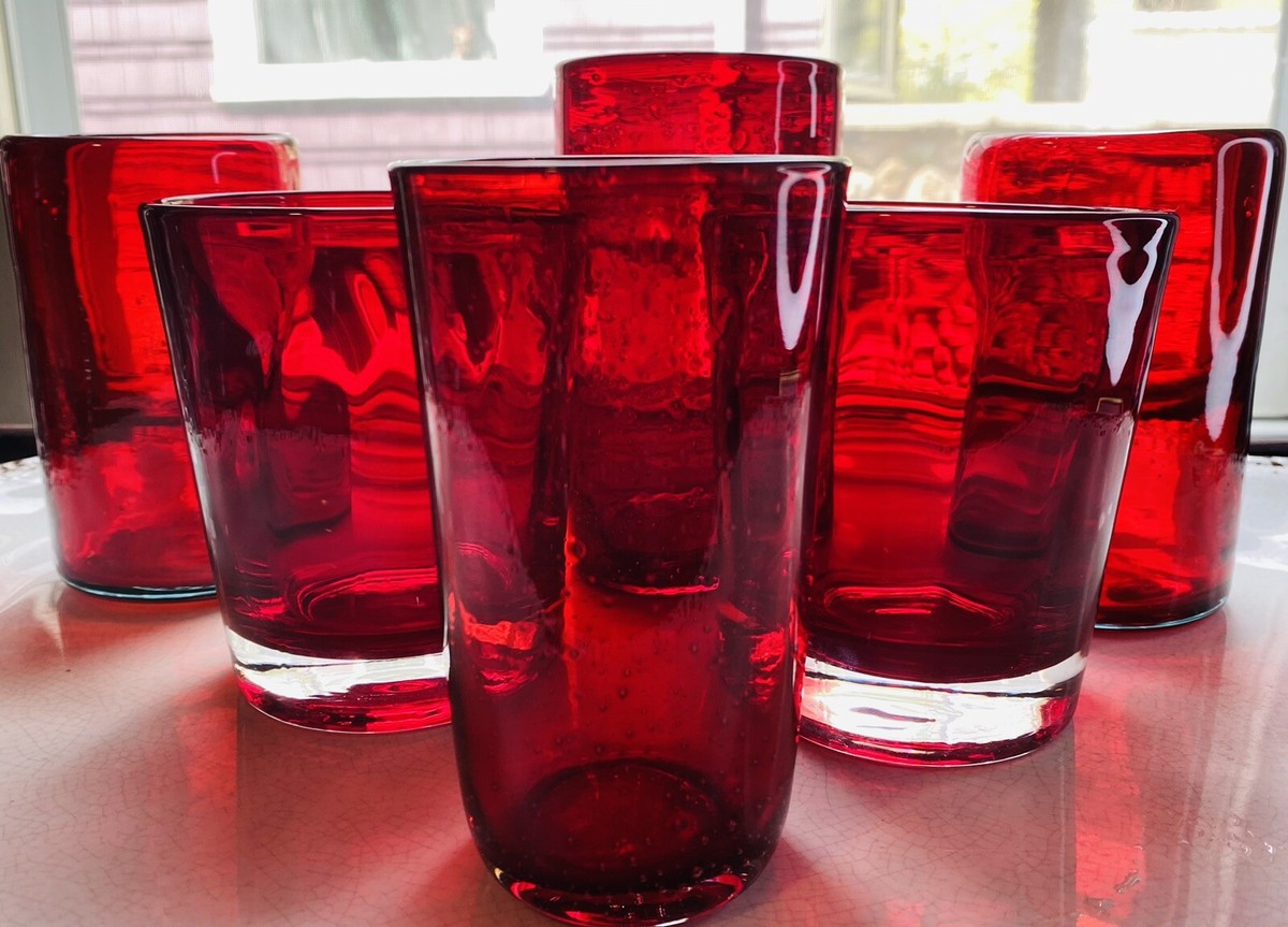 Red Drinking Glasses