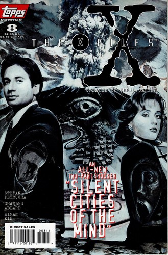 The X-Files #8 NM+ Direct Sales Edition cover by Topps Comics 1st Print ...