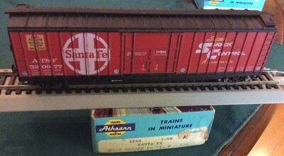 ATHEARN 1344 HO SCALE 50' Box Car Santa Fe ATSF 520977 KD's | eBay