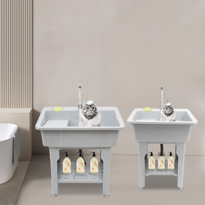 Laundry Sink Utility Sink Slop Sink Washing Station Freestanding w ...