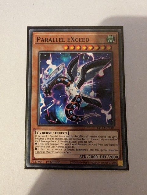 Yu-Gi-Oh! TCG Parallel eXceed Eternity Code ETCO-EN001 1st Edition ...