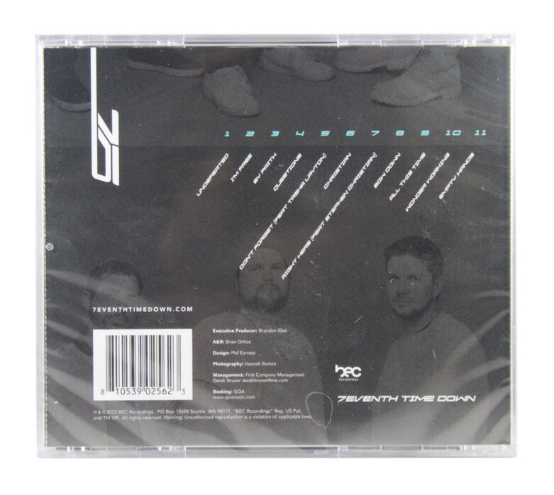 7eventh Time Down By Faith NEW CD Christian Contemporary Emotive Rock ...