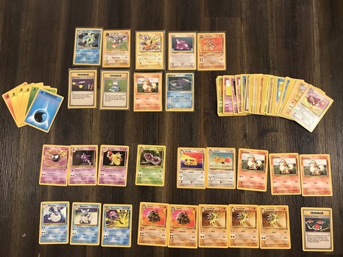 Pokemon TCG 72 Card Lot -Base- Gyarados Aerodactyl Jolteon Ditto ...