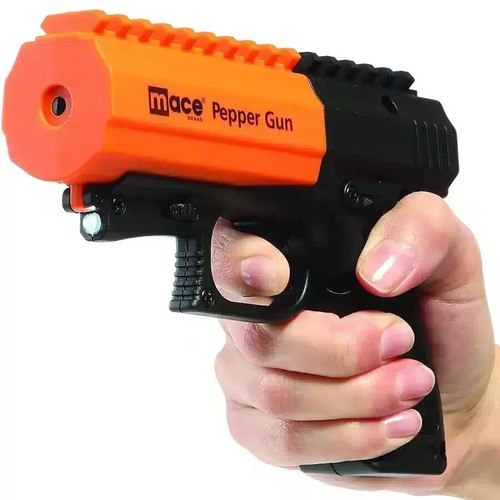 Mace Non-Lethal Self Defense Pepper Spray Gun With LED Strobe - New | eBay