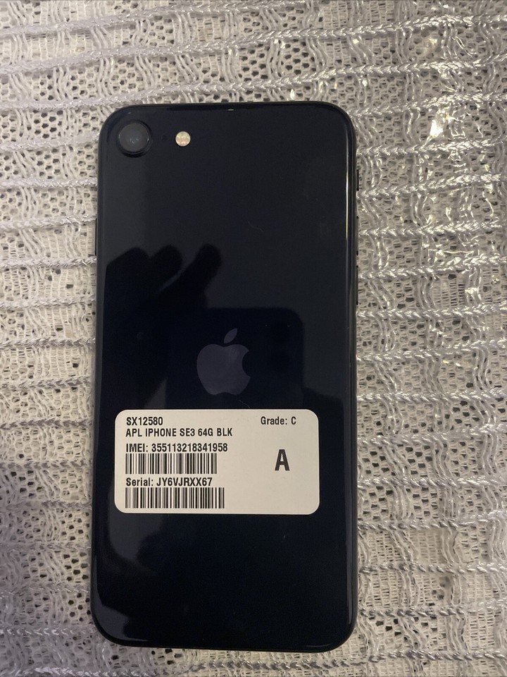 iPhone SE 3rd Generation 64G Black (Unlocked + Original Box) | eBay