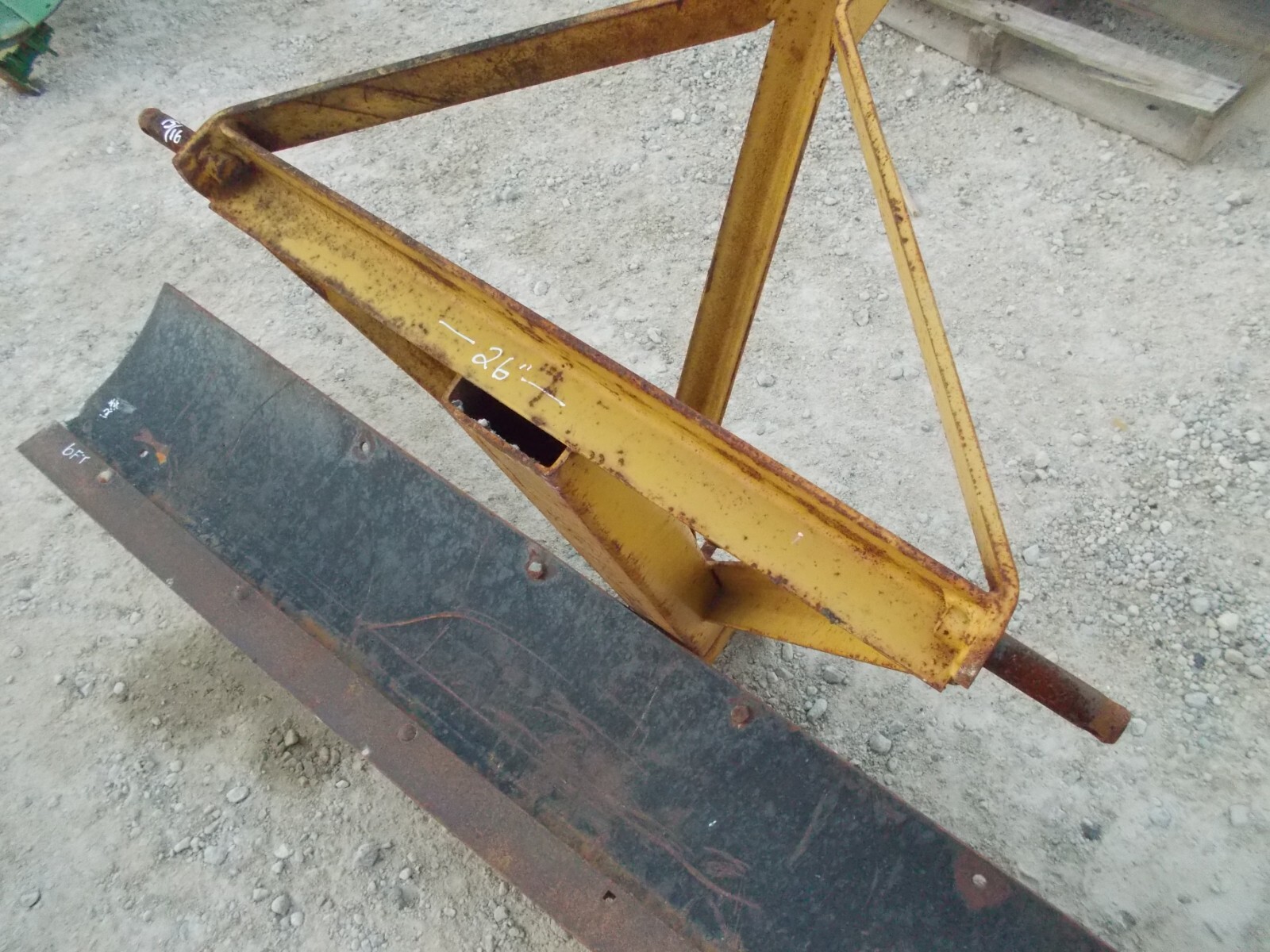 3pt hitch 6ft 6' swivel adjustable pivot grader blade for tractor | eBay