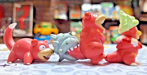 Vintage Pokémon TOMY 2" Figure: SLOWPOKE, SLOWBRO & SLOWKING | eBay