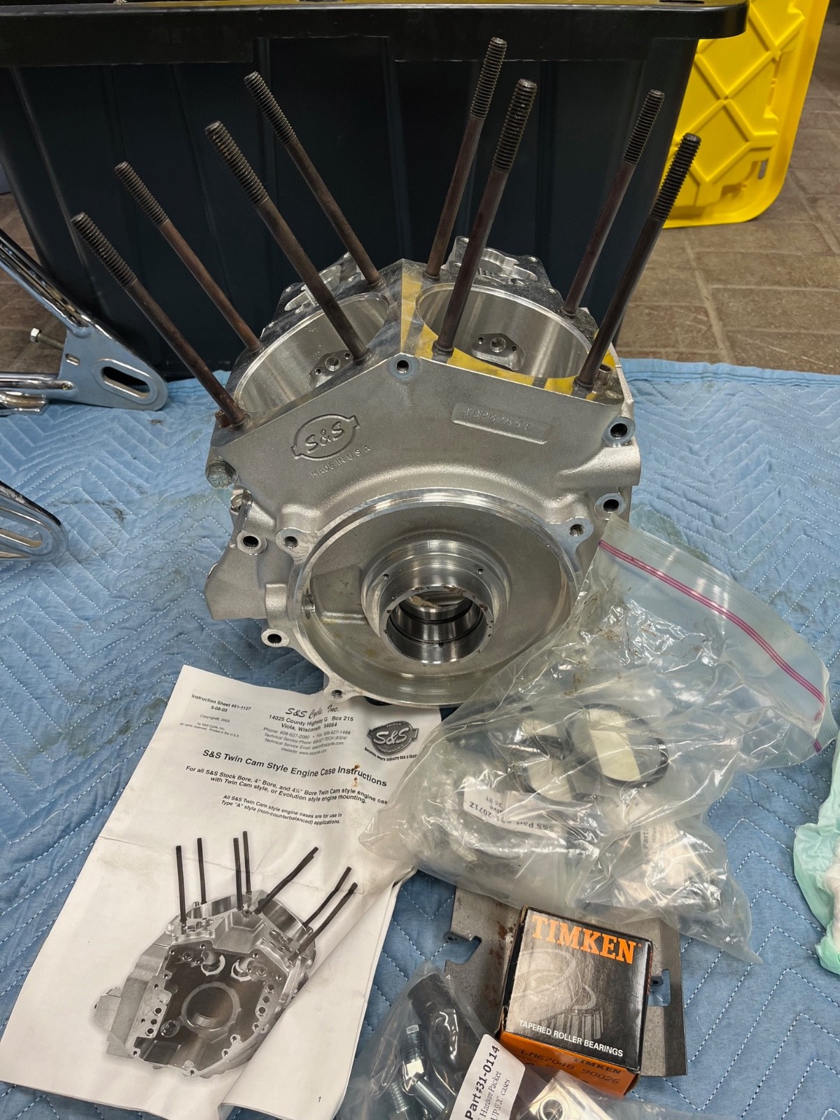 S&S Twin Cam Engine crank Case H-D part number 48423-00, 2000-2006 | eBay