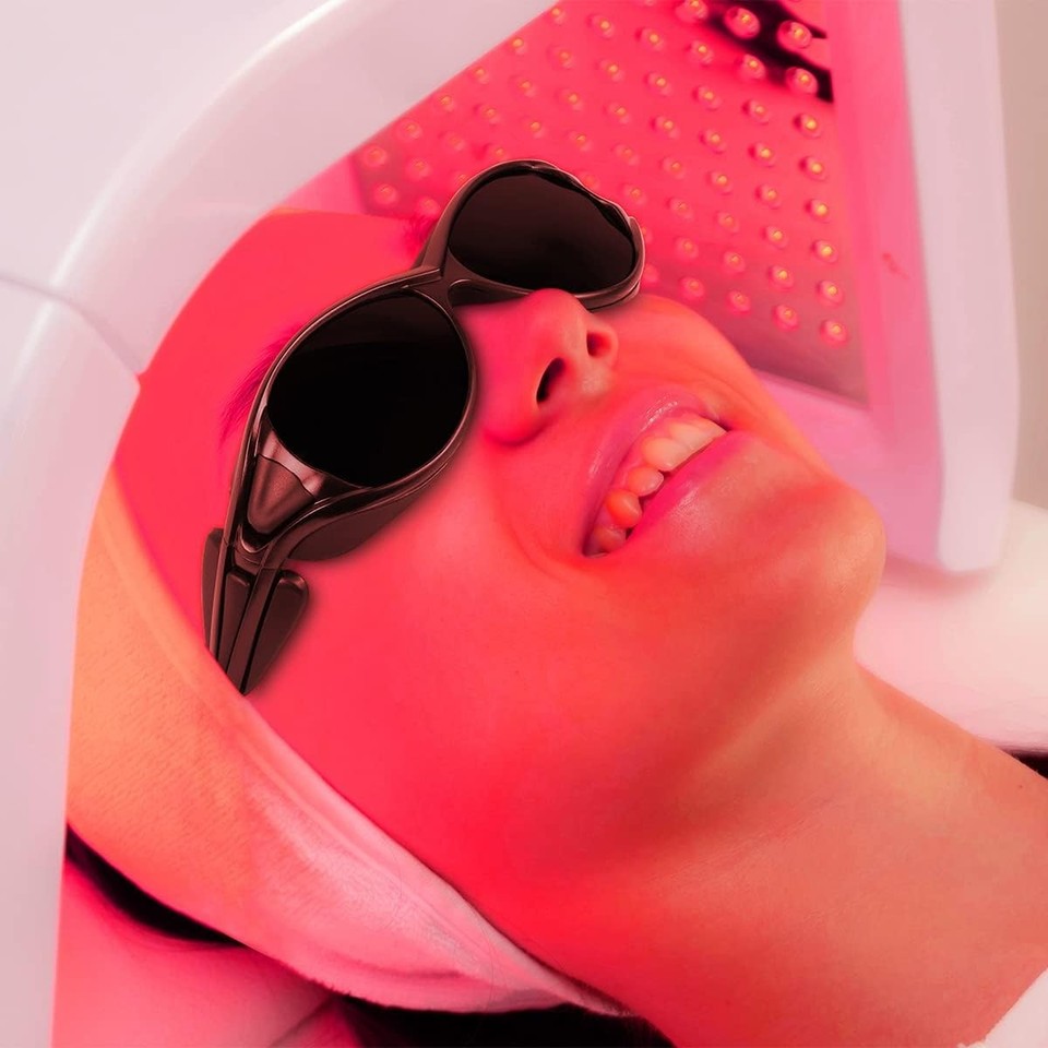 Red Light Therapy Glasses, IPL Laser Safety Glasses 200-2000nm Black | eBay