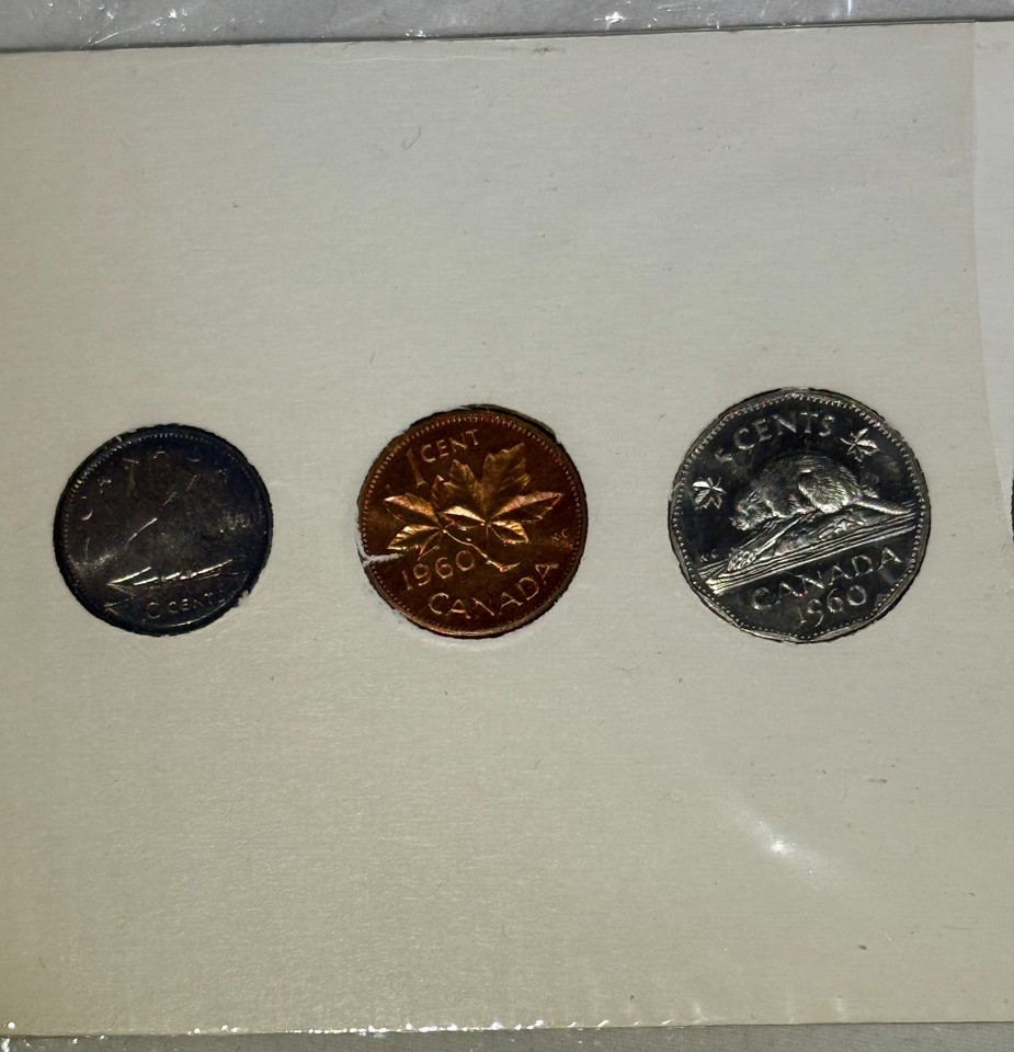1960 Canadian 6pc Uncirculated Coin Set | eBay