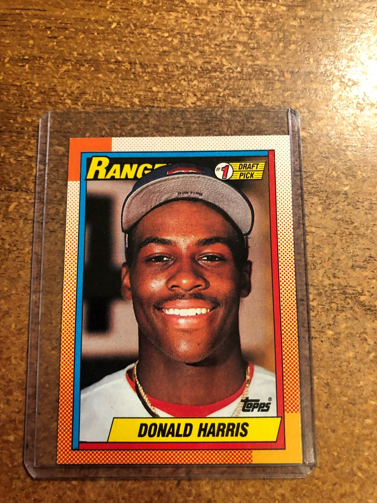 1990 Topps Baseball # 314 # 1 Draft Pick Donald Harris RC | eBay