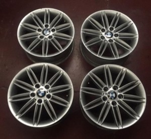 17" GENUINE BMW 1 SERIES M SPORT ALLOY WHEELS ALSO FIT BMW 1 2 3 SERIES ...