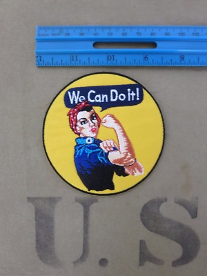 We can do it! Rosie the Riveter WASP WAC Patch US Army WAAC WK2 WWII ...