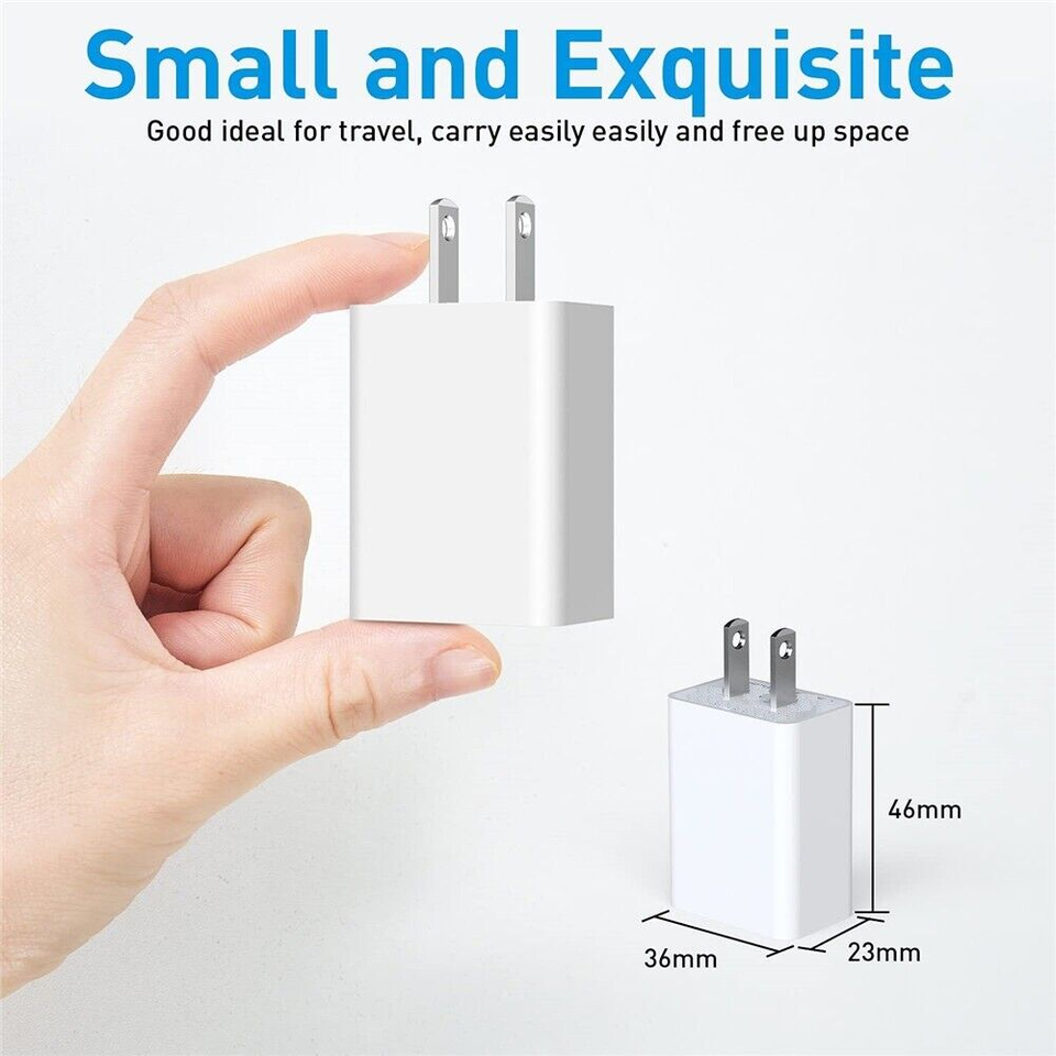 3X US Plug 5V 2A USB Port Wall Charger 5 Volt 2 Amp Power Adapter ...