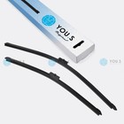 2 You.S Frente Wiper Blade 550+450MM para Opel Astra H Twintop ...