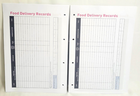 Food Delivery Record 70 Forms SC1 Monitor Incoming Deliveries 2025 Hole ...