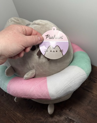 Pusheen The Cat Floatie Plush by Fiesta Swimming Life Ring Stuffed ...