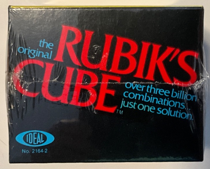 Vintage first release IDEAL Rubik's Cube unwrapped with brochurette | eBay
