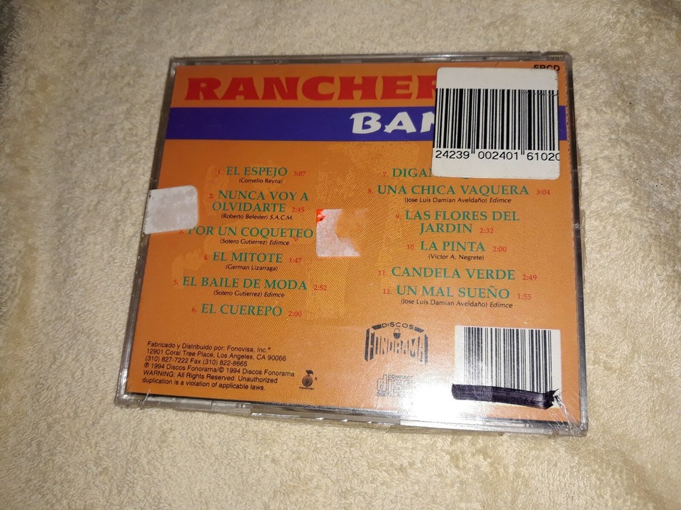 RANCHERO band Cd SELLADO Fonorama 1994 | eBay