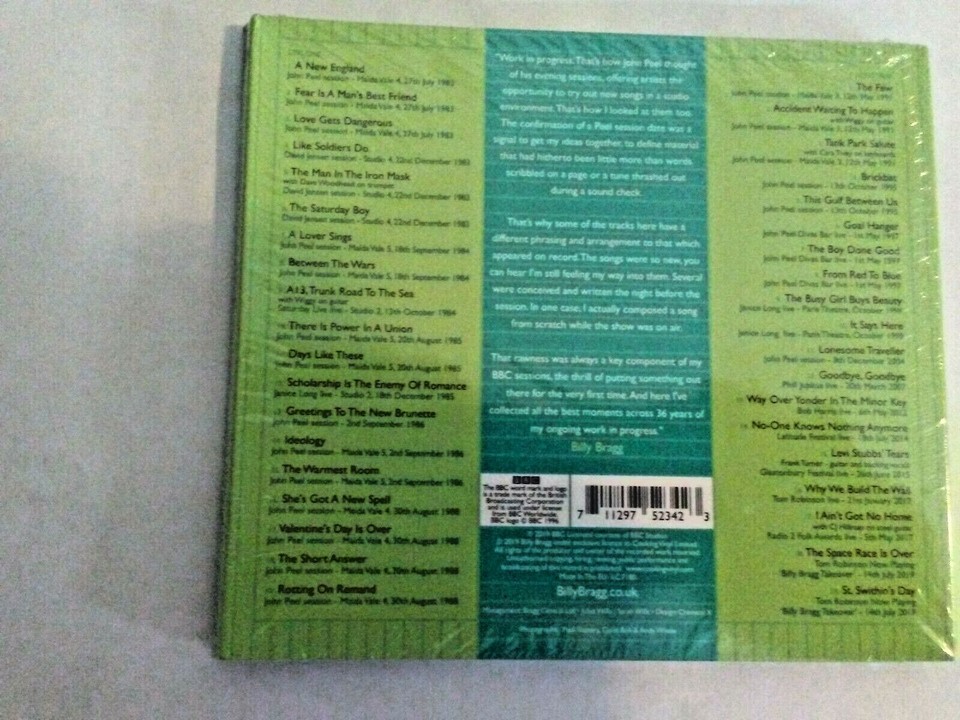 BEST OF BILLY BRAGG AT THE BBC 1983-2019 (2CD), NEW 711297523423| eBay