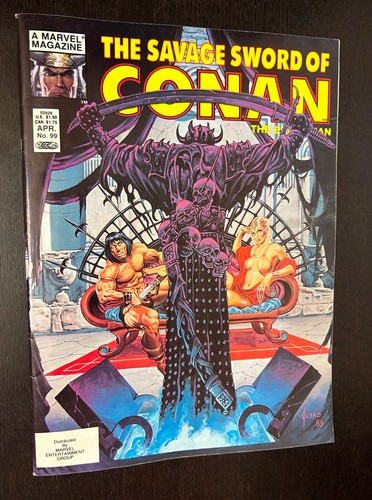 SAVAGE SWORD OF CONAN #99 (Marvel Comics Magazine 1984) -- VF/NM ...