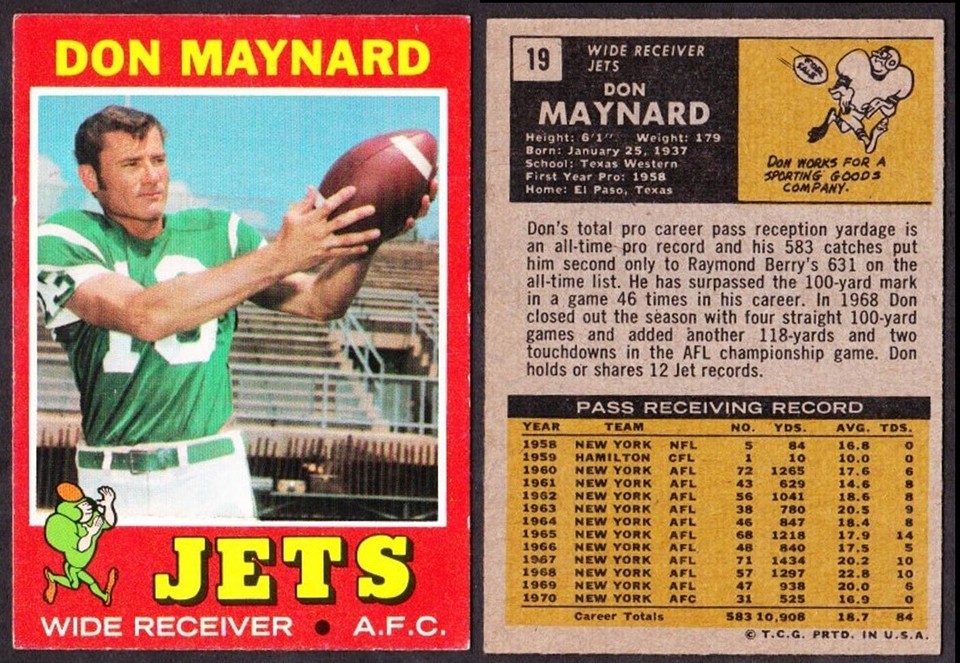 1971 NFL Topps single cards | eBay